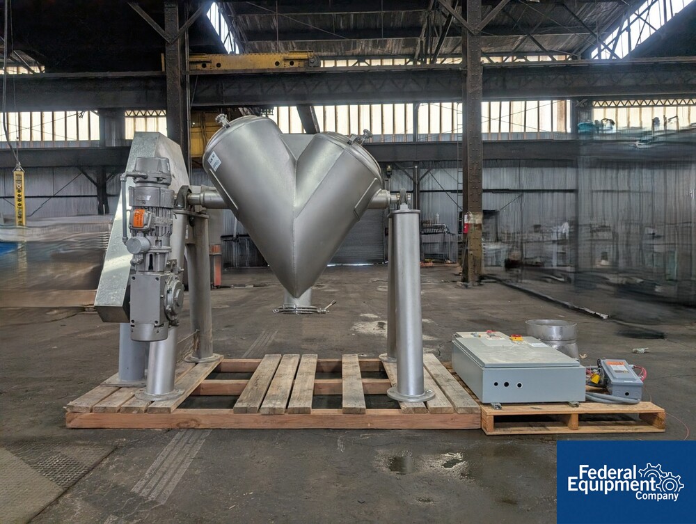 10 Cu Ft P-K CrossFlow Twin Shell Blender, S/S | Federal Equipment Company