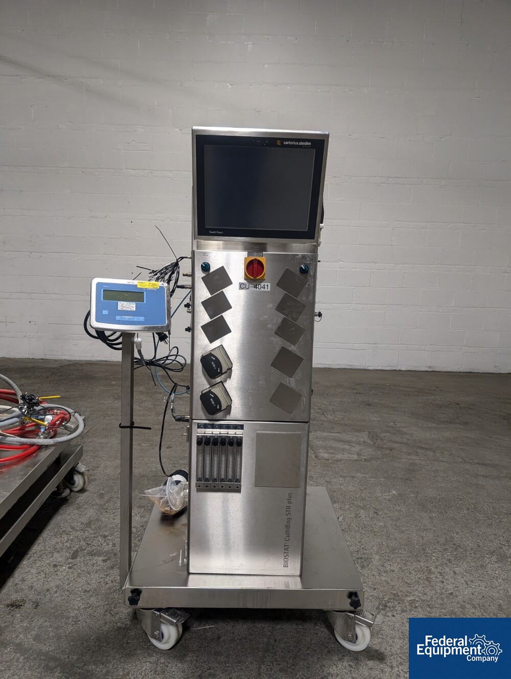 500 Liter Sartorious Single Use Bioreactor, Model STR 500 DW | Federal ...