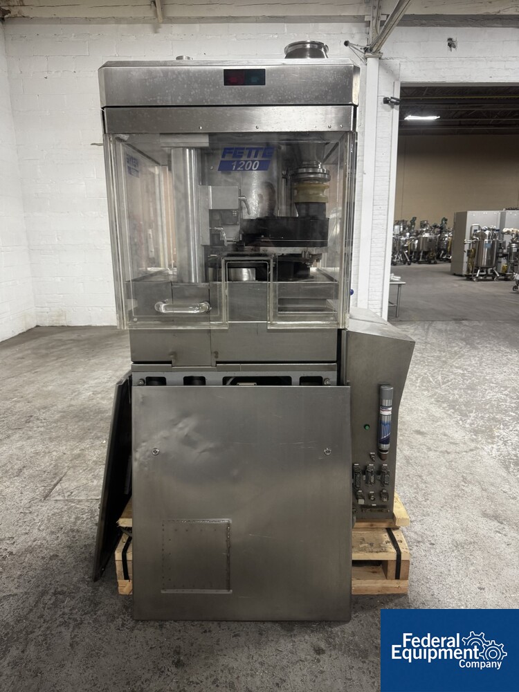 Fette 1200 Rotary Tablet Press | Federal Equipment Company