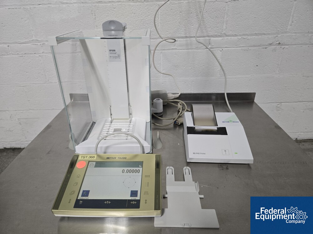 Mettler Toledo Analytical Balance, Model XP205 DeltaRange | Federal Equipment Company
