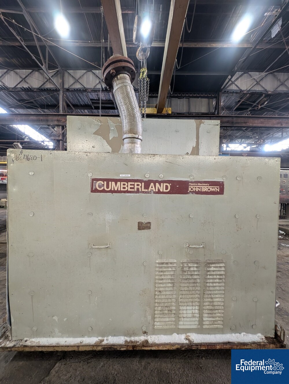 100 HP Cumberland Granulator, Model 37B | Federal Equipment Company
