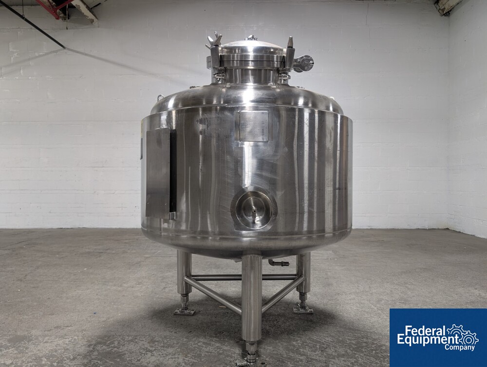 1,000 Liter Precision Stainless Reactor, 316L S/S, 50/125# | Federal ...