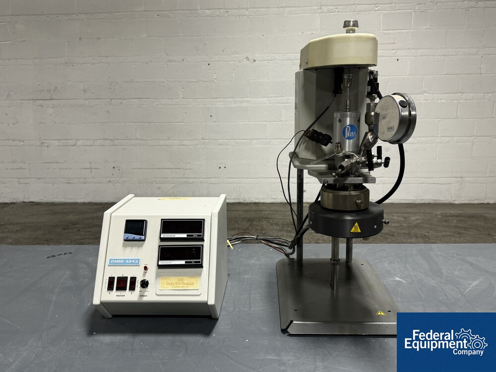 160 mL Parr Mini Reactor, 2950#, S/S, Model 4566B | Federal Equipment ...