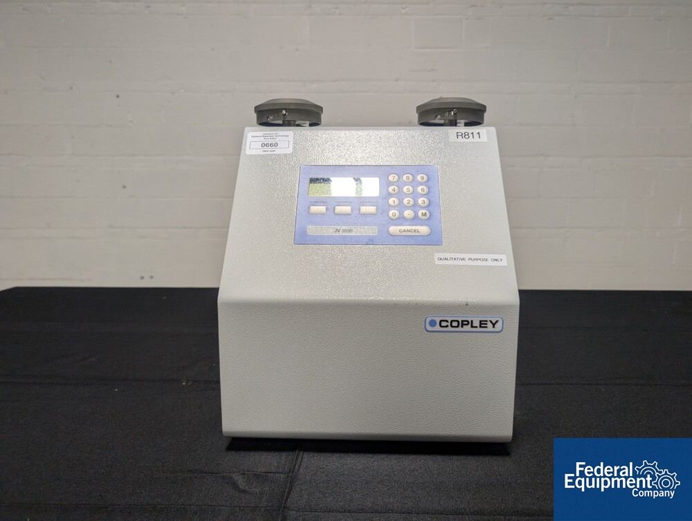 Copley Tap Density Tester, Model JV2000 | Federal Equipment Company