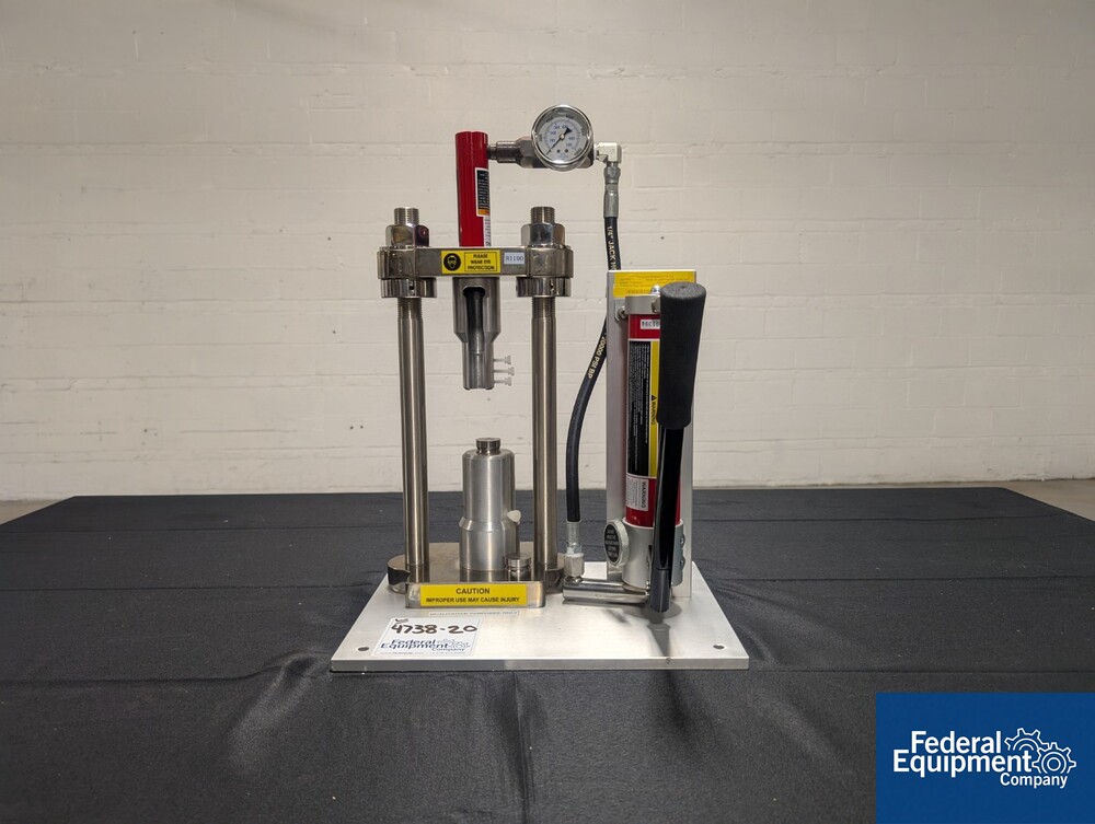 GlobePharma Single Station Tablet Press, Model MTCM-1 | Federal Equipment Company