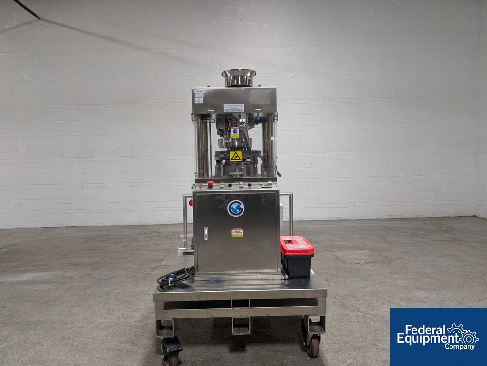 GlobePharma Rotary Tablet Press, Model VersaPress, B/D Turret | Federal Equipment Company