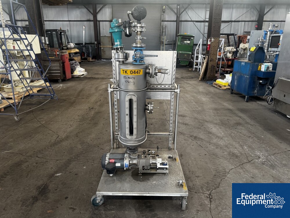 65 Liter Midway Machine Tech Agitated Receiver Tank, Hastelloy C276 | Federal Equipment Company