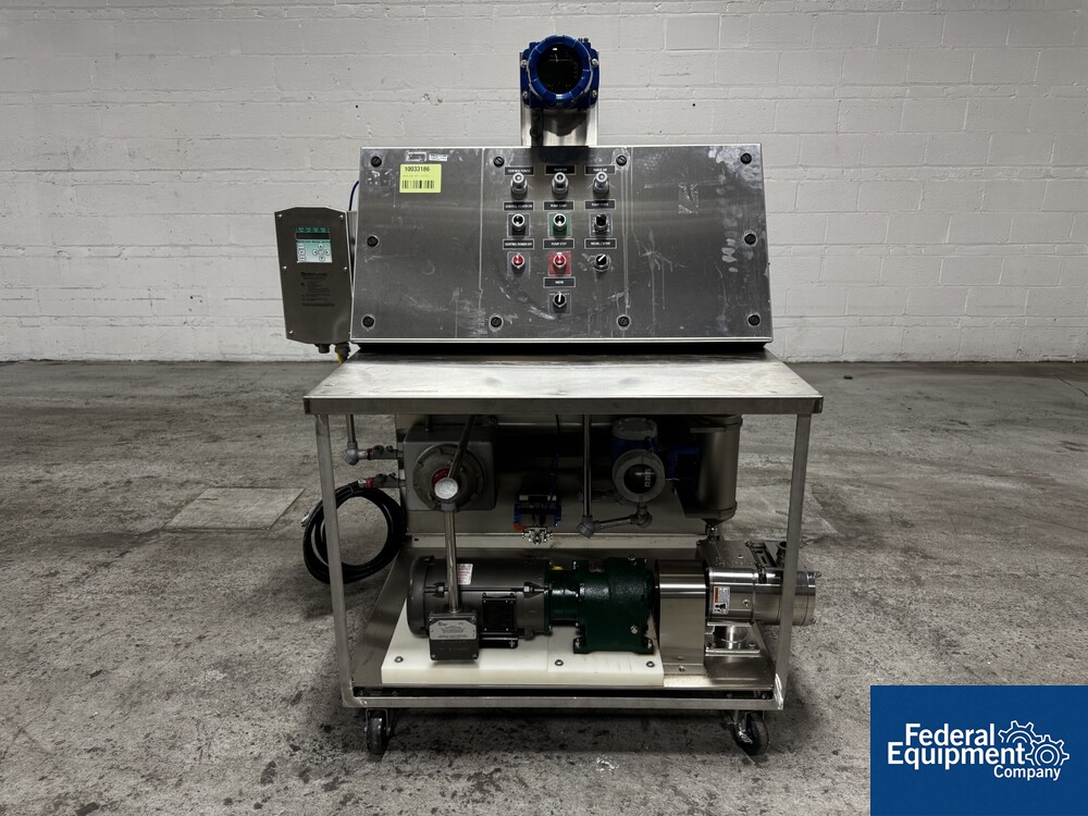 1 hp Rotary Lobe UNIBLOC-PD XP Pump Skid, S/S | Federal Equipment Company