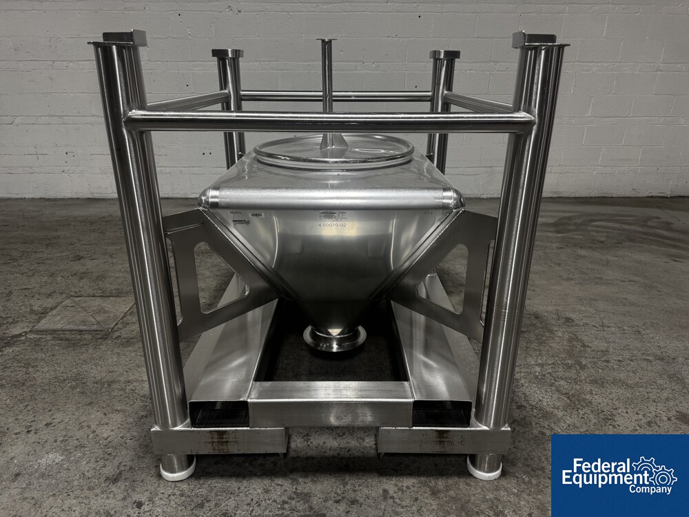 200 Liter Tote Systems Stainless Steel Tote | Federal Equipment Company