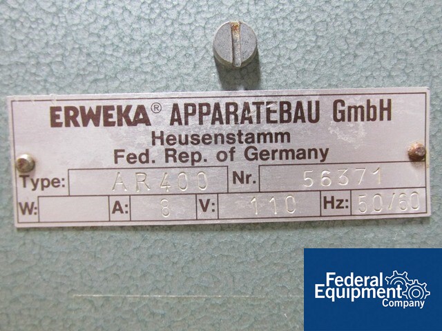 ERWEKA OSCILLATING GRANULATOR, MODEL AR400 | Federal Equipment Company