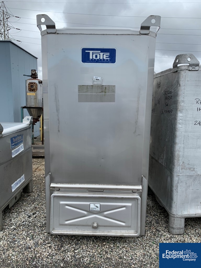 90 Cu Ft Tote Systems Tote Bin, S/S | Federal Equipment Company