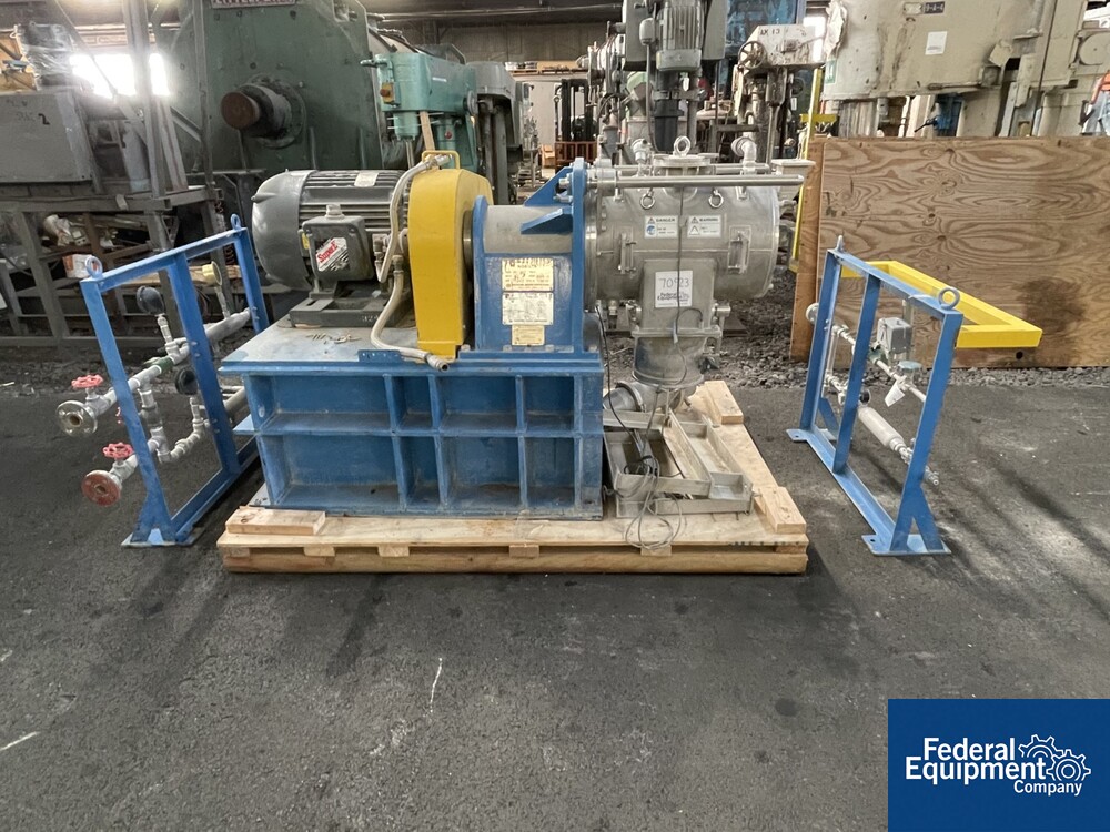 Hosokawa Micron Nobilta Mixer, Model NOB-300, 304 S/S, 40 HP | Federal ...