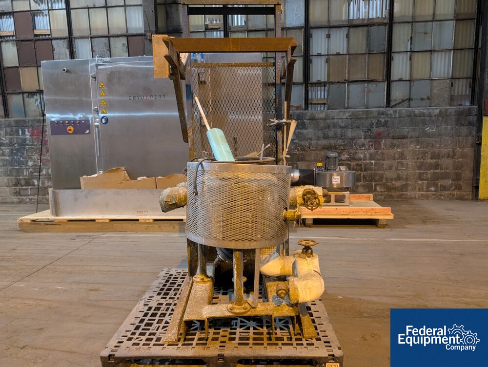 Pfaudler glass vessl on stand | Federal Equipment Company