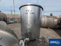 600 Gal Stainless Steel Tank | Federal Equipment Company