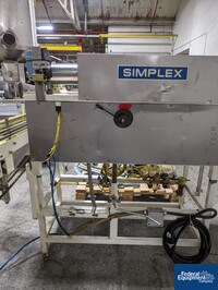 Simplex Single Head Piston Filling Line | Federal Equipment Company