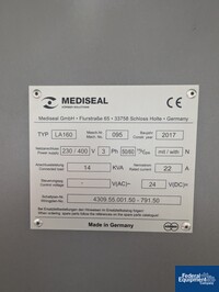 Korber Mediseal Sachet Filling Machine, Model LA160 | Federal Equipment ...